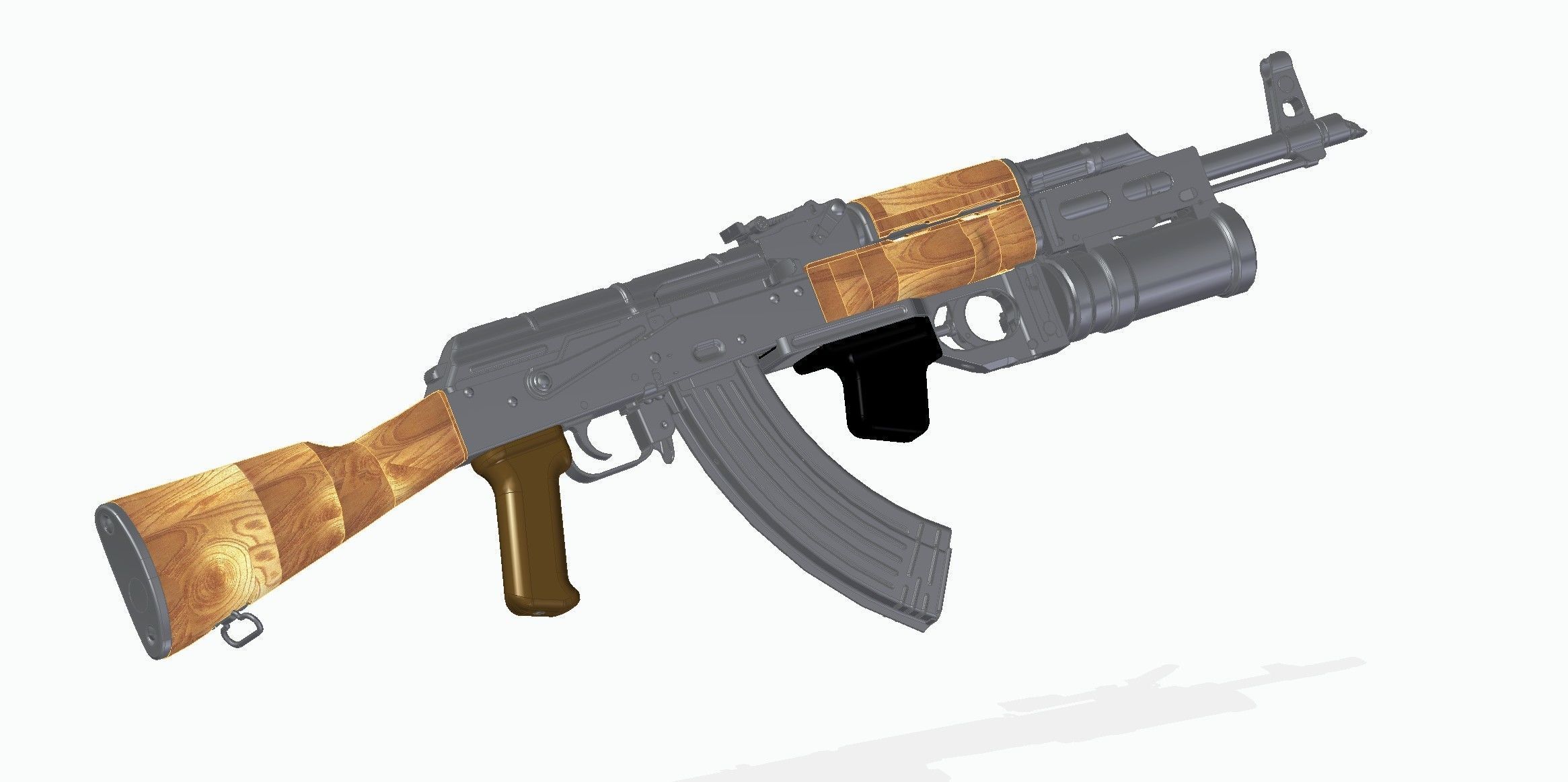 GP-25 rifle 3D model | CGTrader