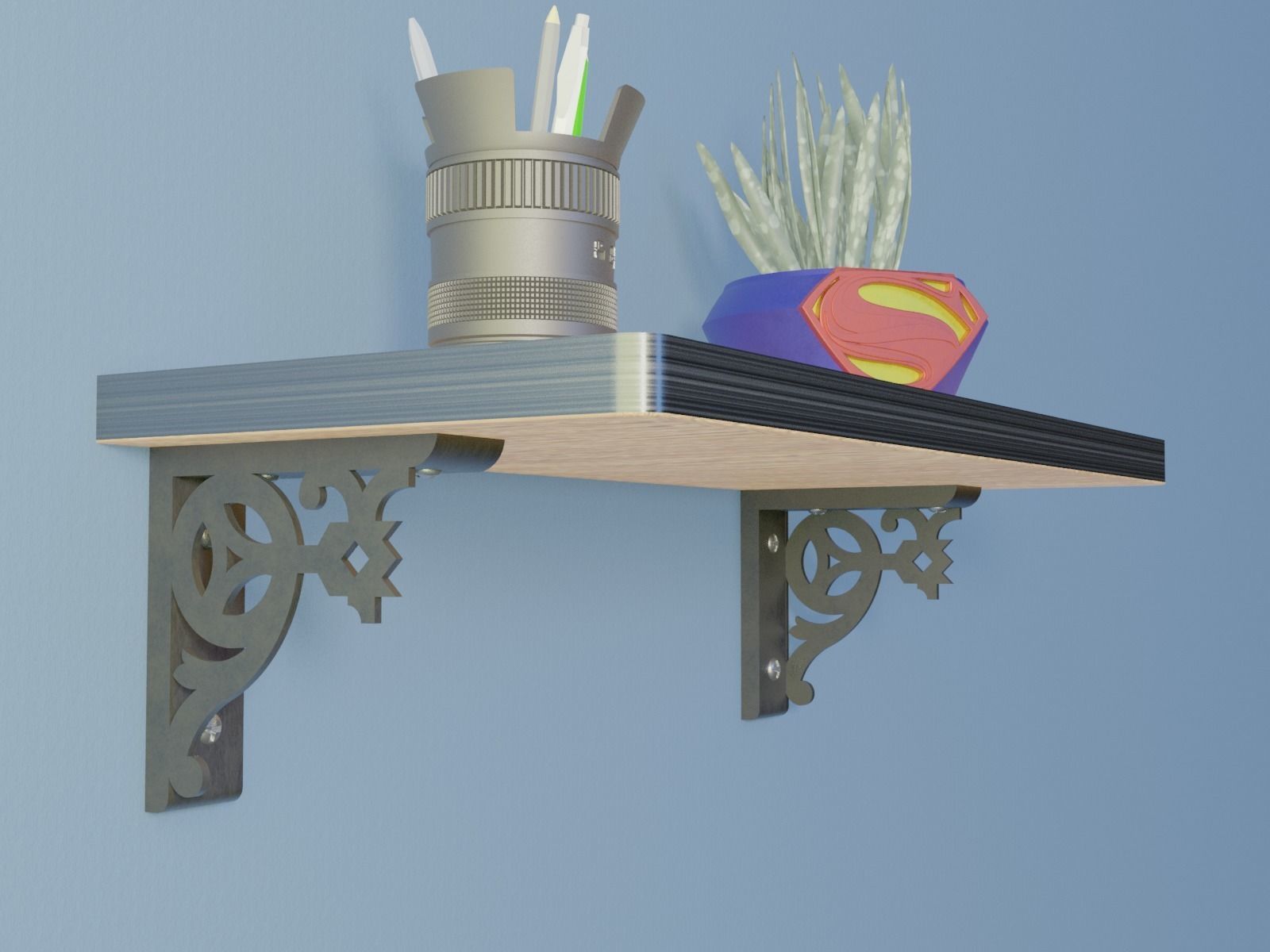 Shelf Bracket 13 3D model 3D printable | CGTrader