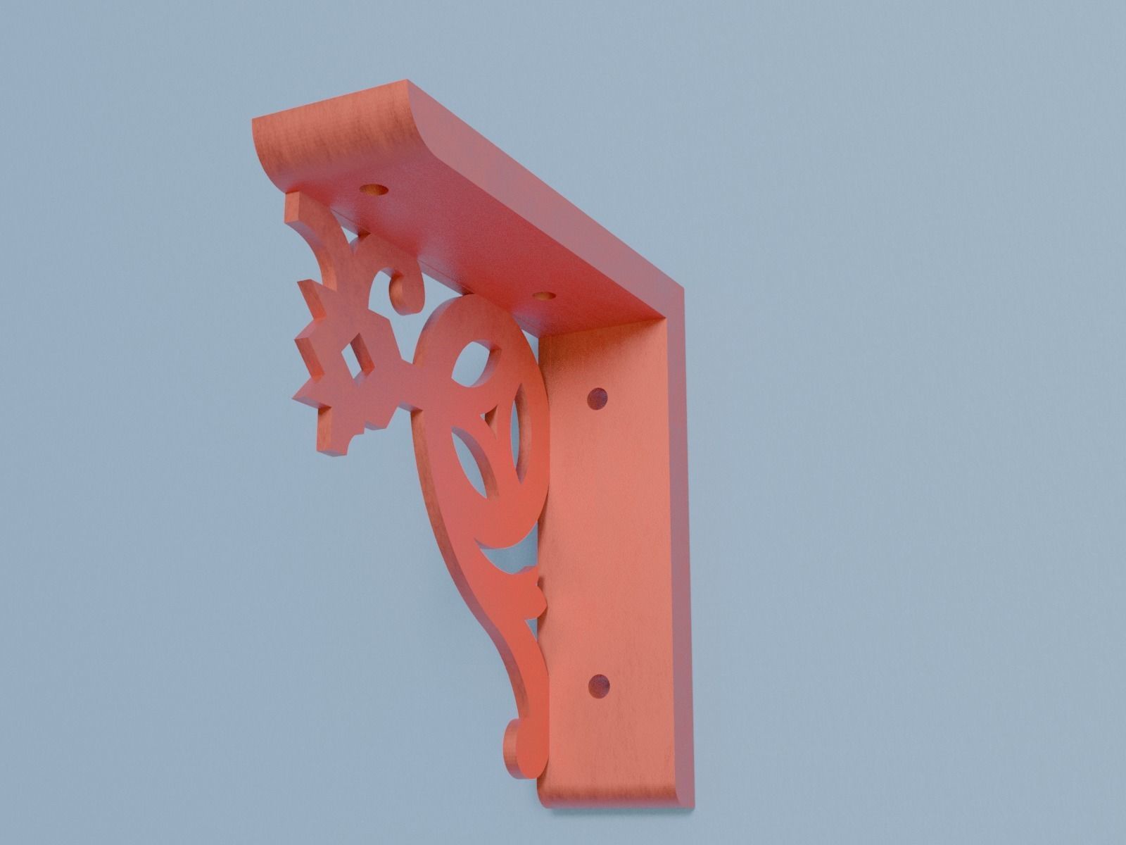 Shelf Bracket 13 3D model 3D printable | CGTrader