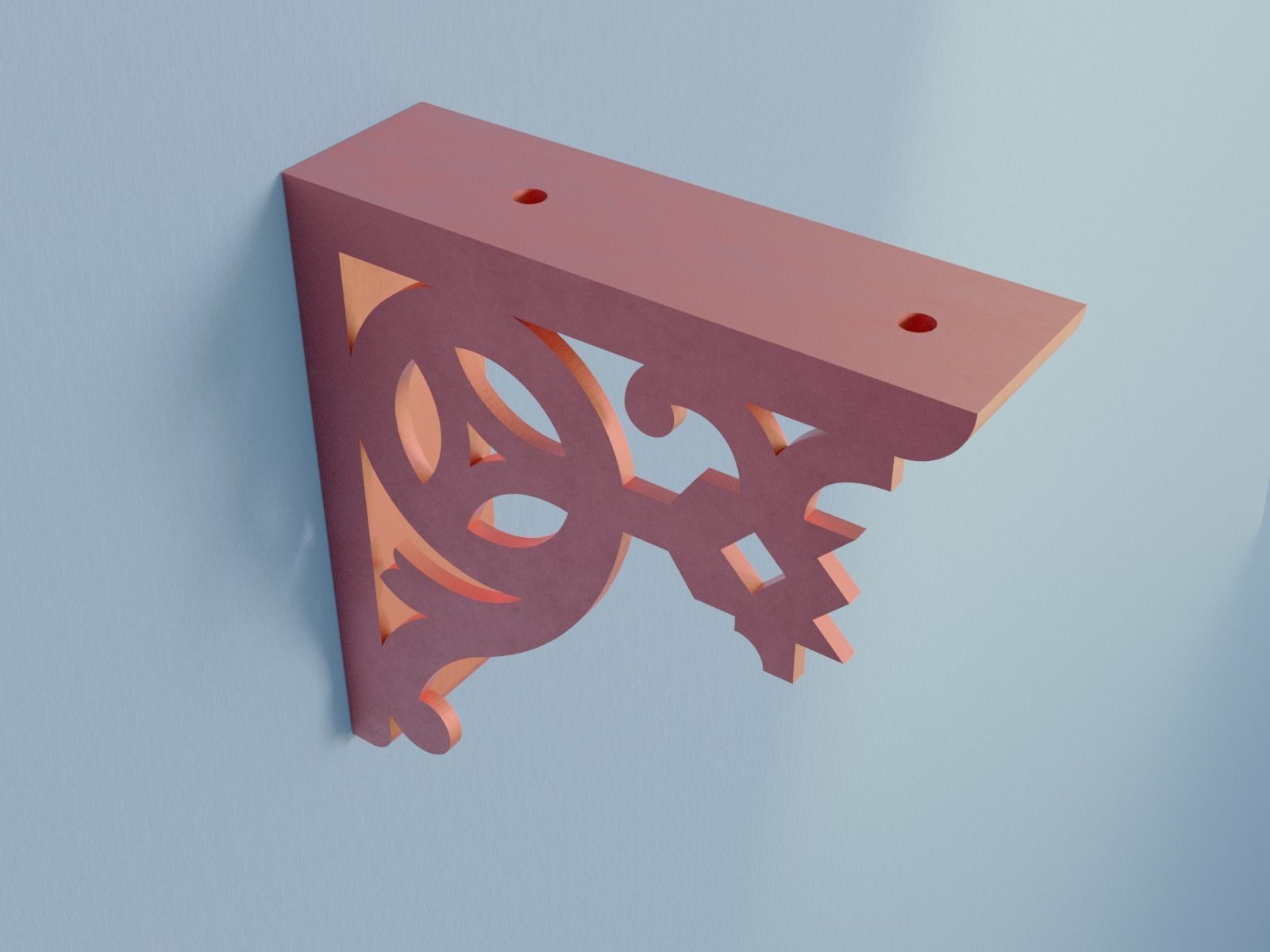 Shelf Bracket 13 3D model 3D printable | CGTrader