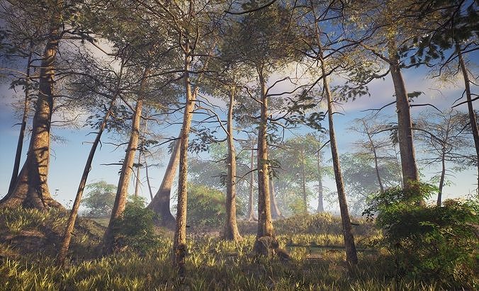 3D model Forest tree pack VR / AR / low-poly | CGTrader