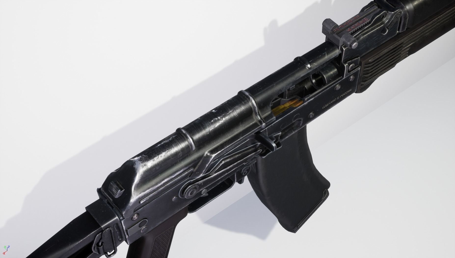 3D model Kalashnikov system VR / AR / low-poly | CGTrader