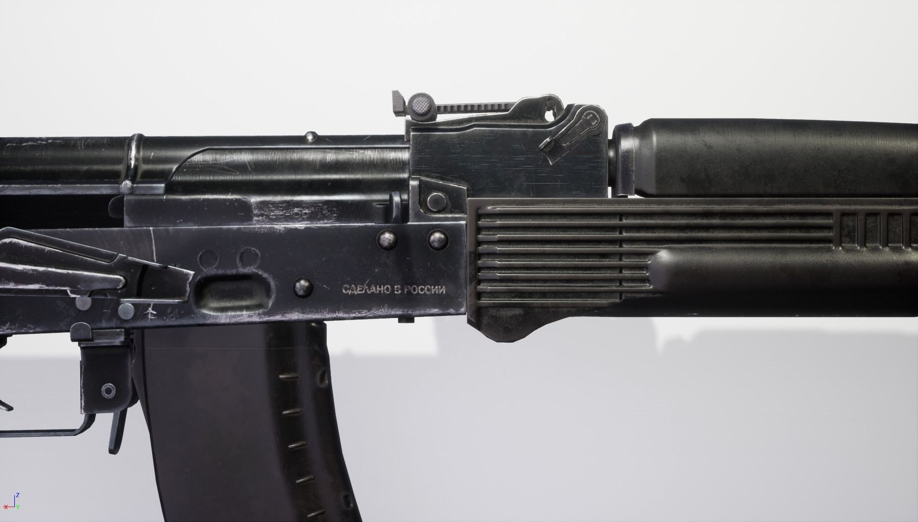 3D model Kalashnikov system VR / AR / low-poly | CGTrader