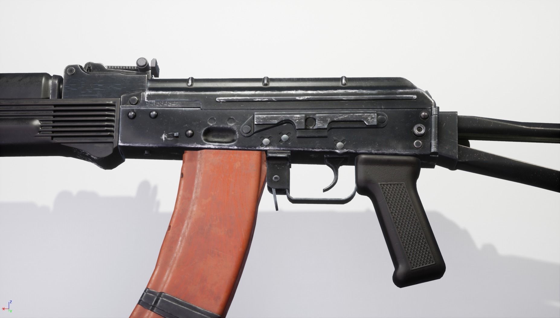 3D model Kalashnikov system VR / AR / low-poly | CGTrader