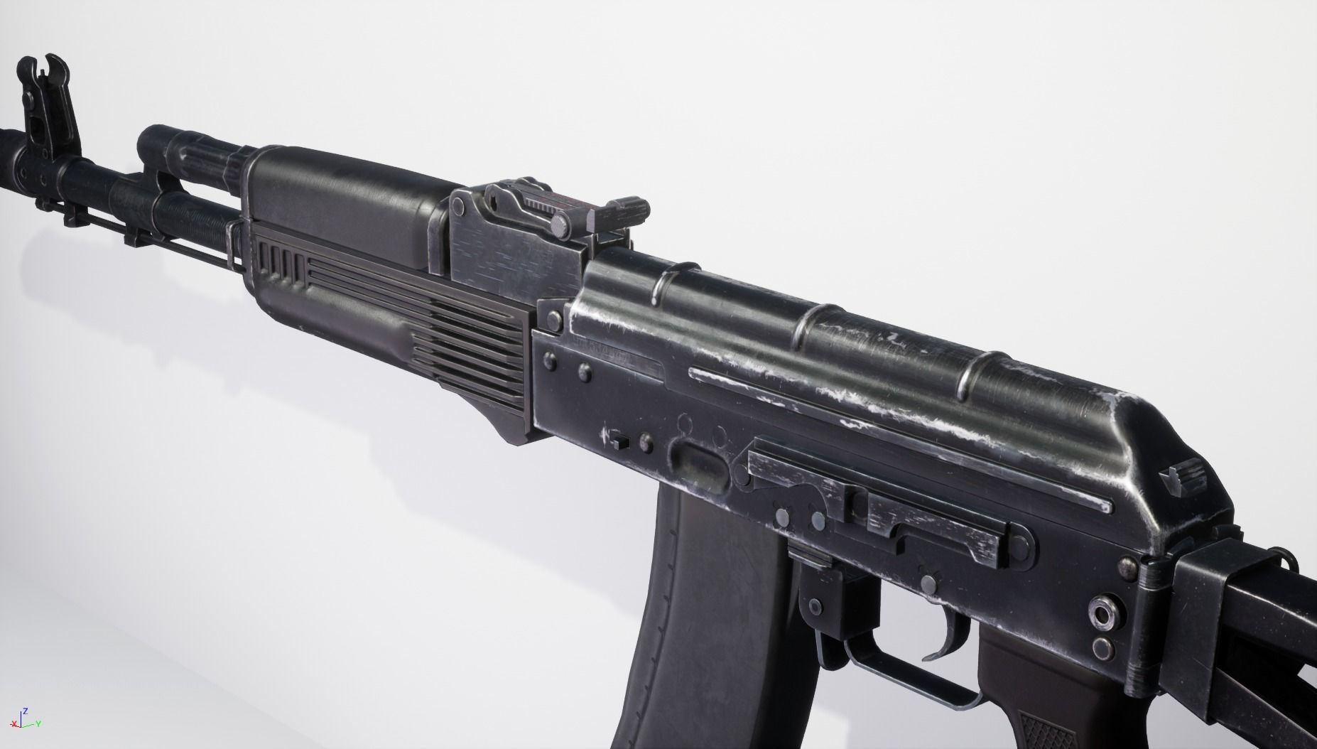 3D model Kalashnikov system VR / AR / low-poly | CGTrader