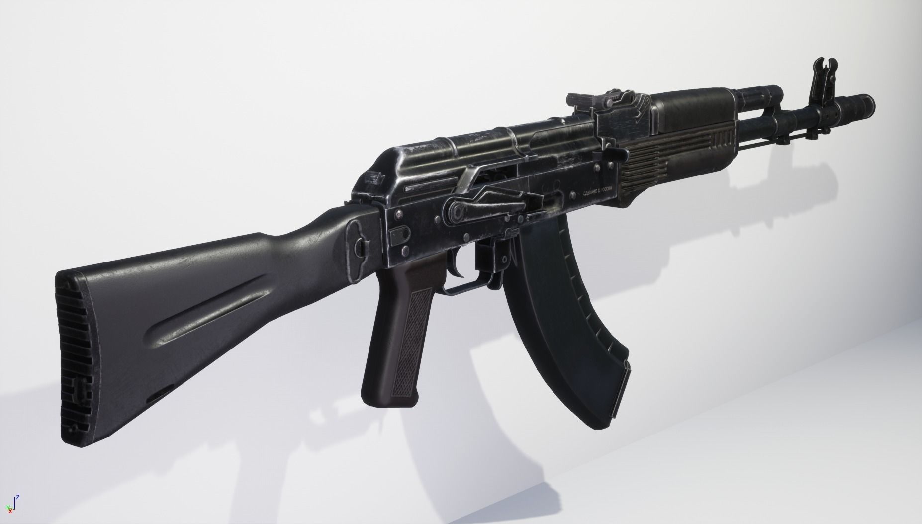 3D model Kalashnikov system VR / AR / low-poly | CGTrader