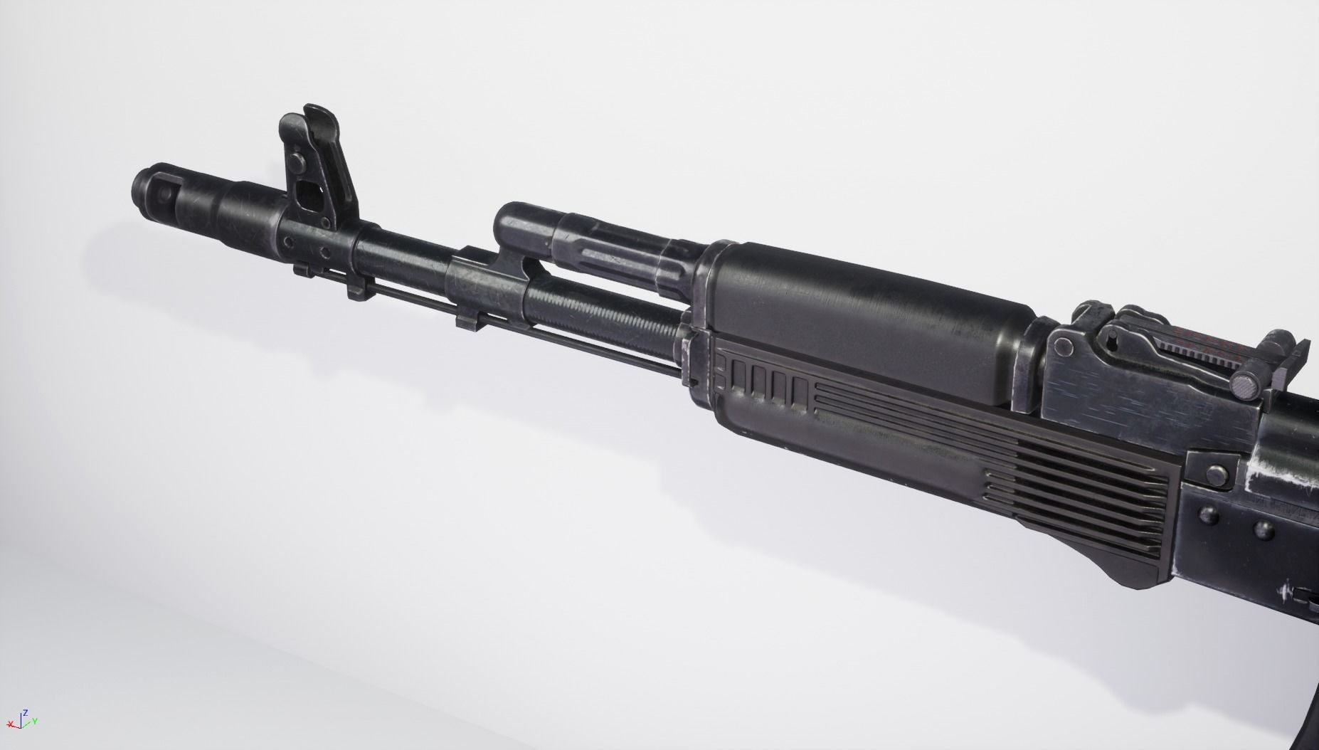 3D model Kalashnikov system VR / AR / low-poly | CGTrader