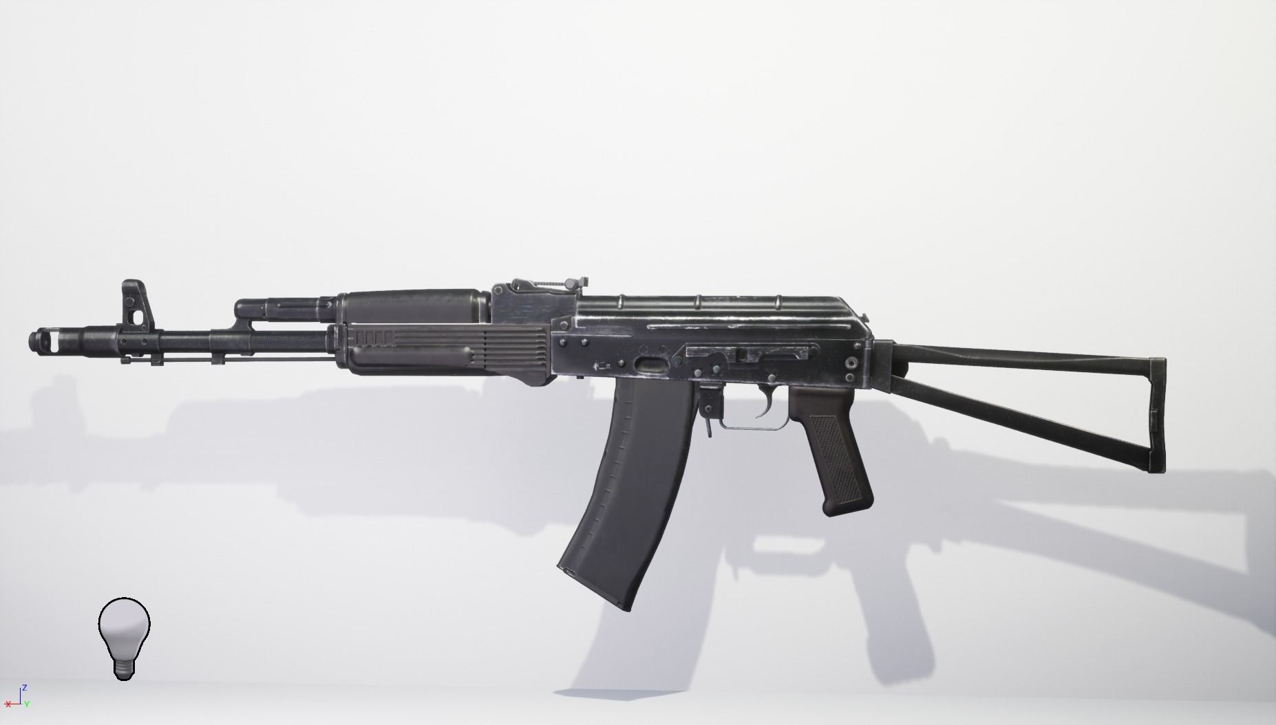 3D model Kalashnikov system VR / AR / low-poly | CGTrader