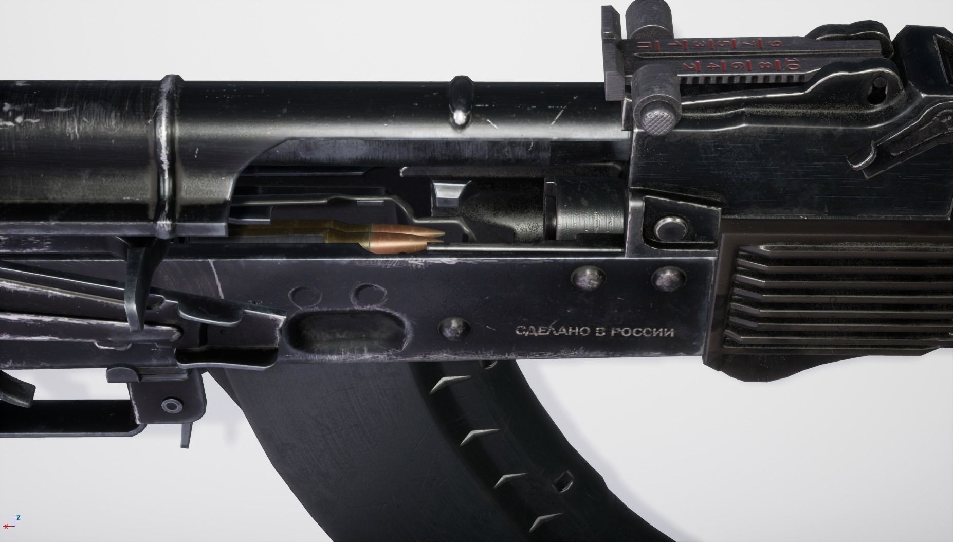 3D model Kalashnikov system VR / AR / low-poly | CGTrader