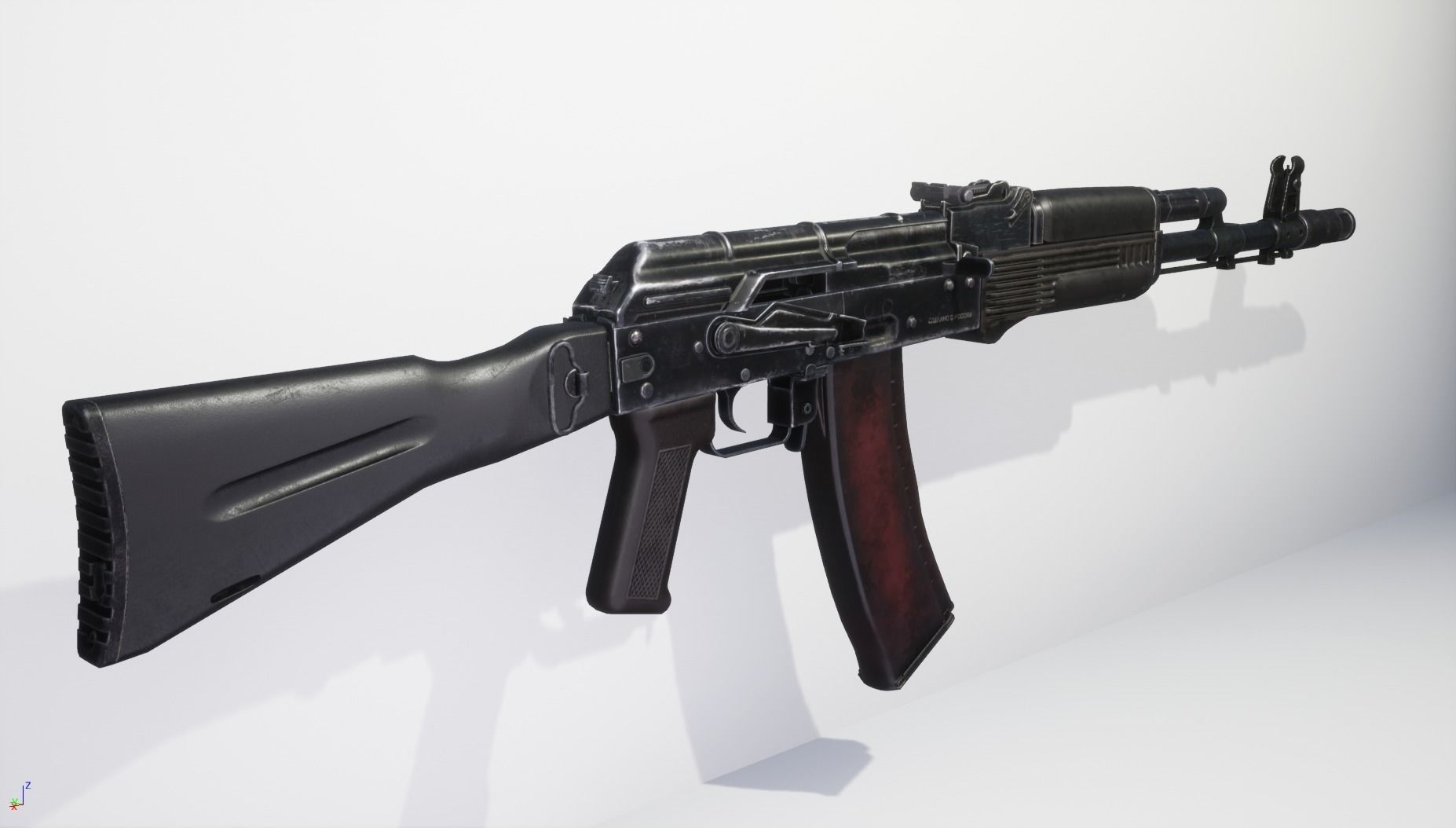 3D model Kalashnikov system VR / AR / low-poly | CGTrader