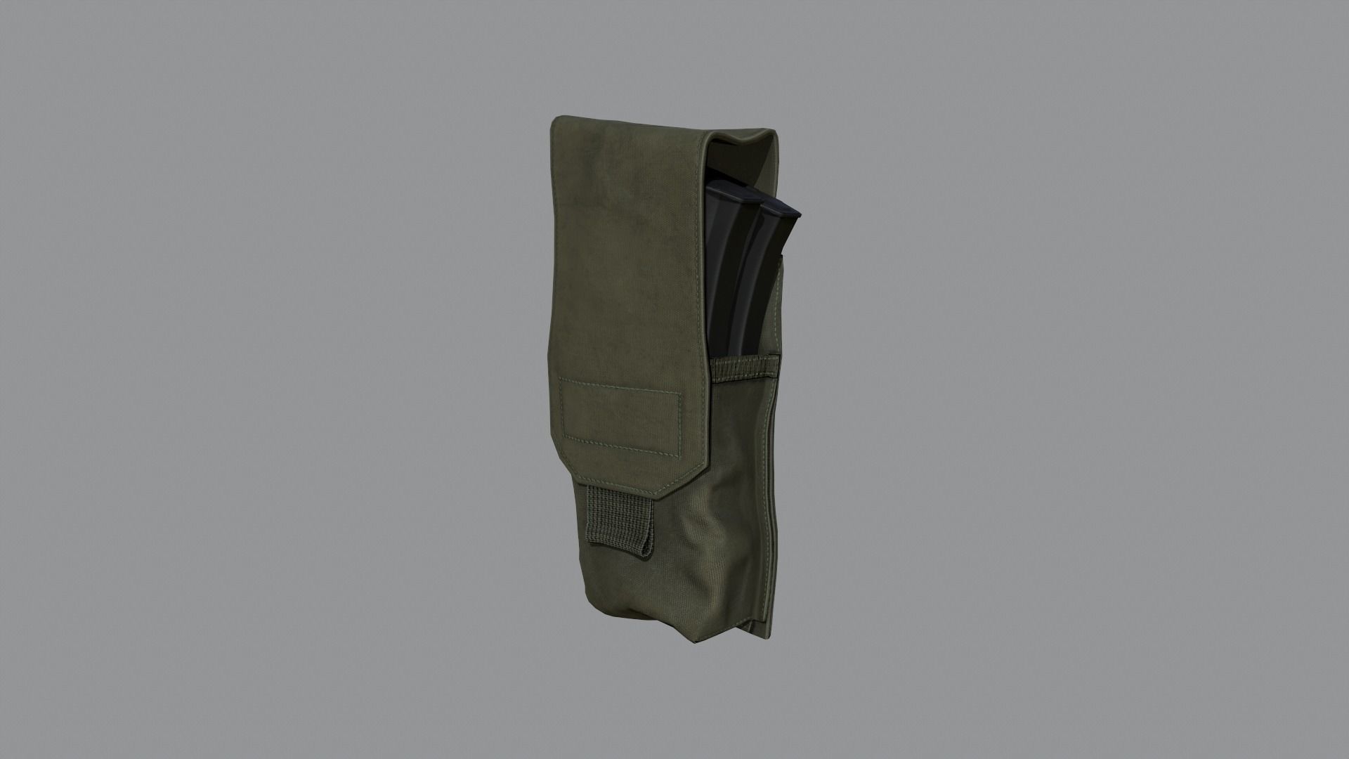 3D Model Collection Molle pouches pack VR / AR / low-poly | CGTrader