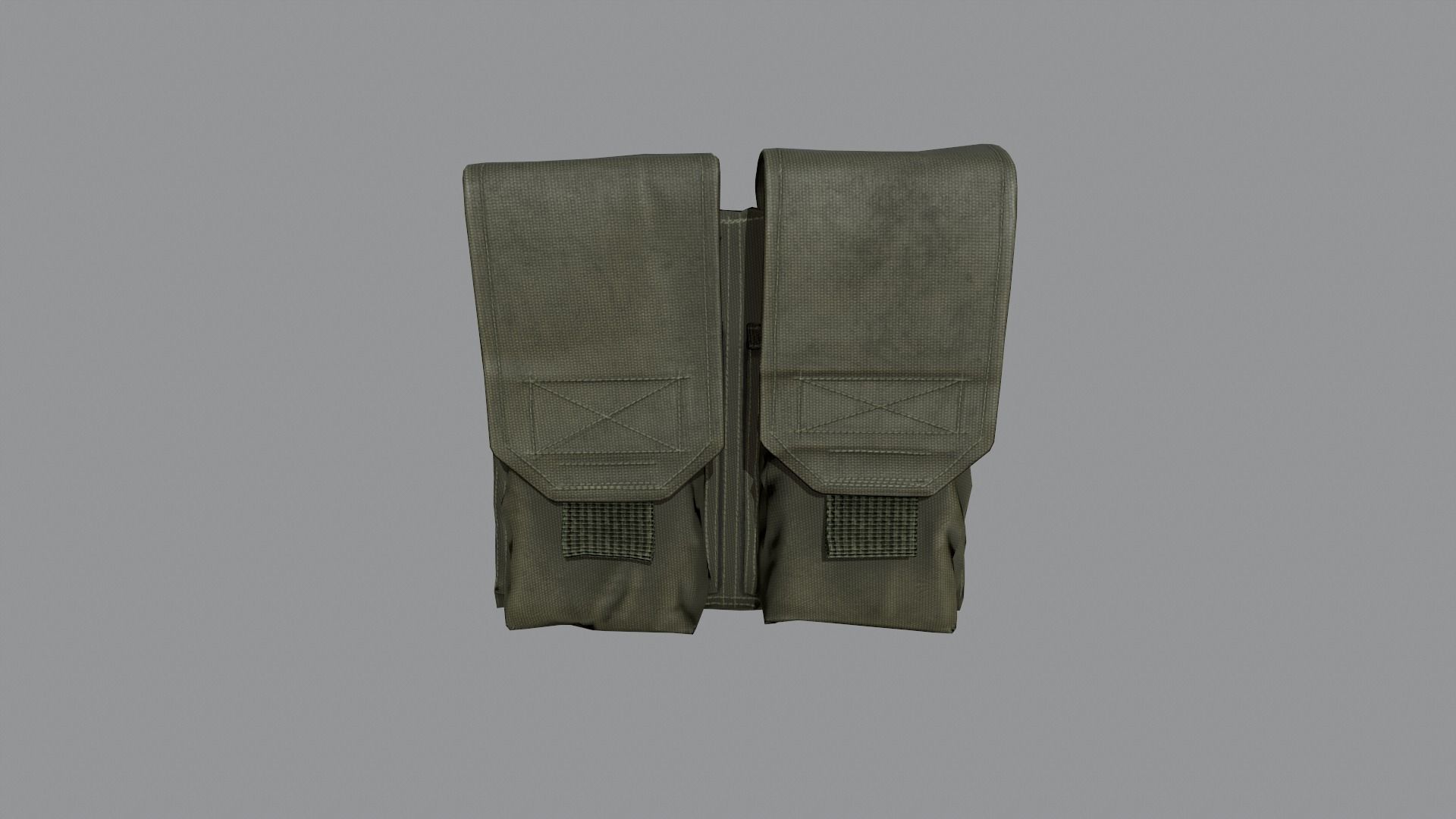 3D Model Collection Molle pouches pack VR / AR / low-poly | CGTrader