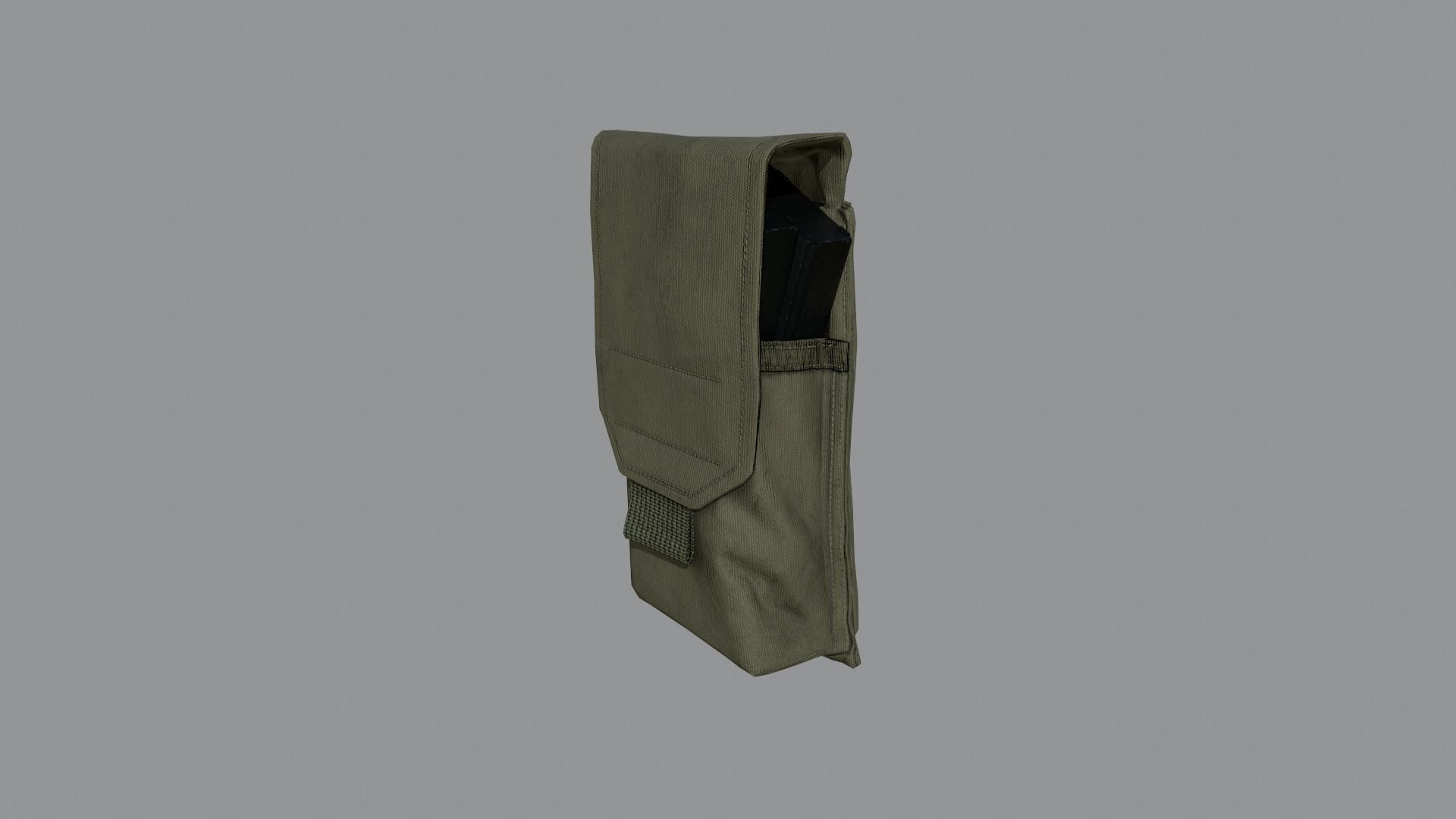 3D Model Collection Molle pouches pack VR / AR / low-poly | CGTrader