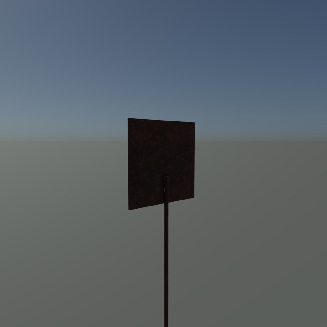 Danger sign 3D model 3D printable | CGTrader