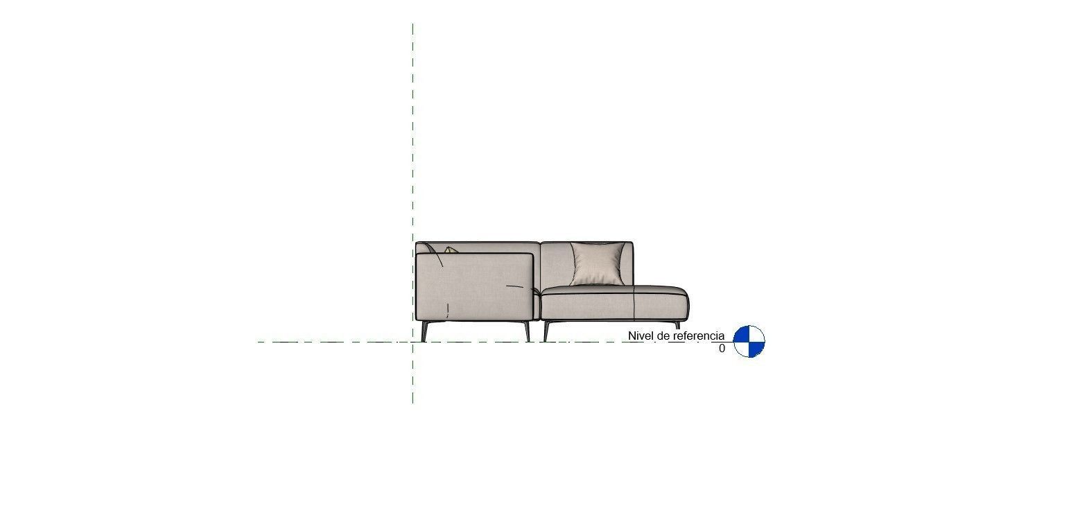 CORNER SOFA FAMILY FOR REVIT 3D model | CGTrader