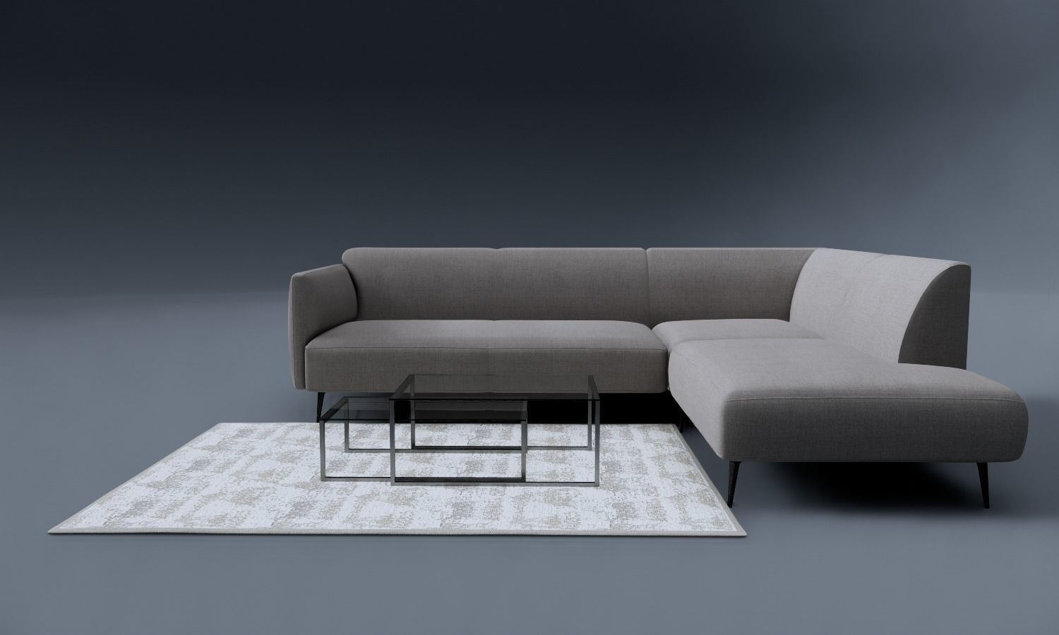 CORNER SOFA FAMILY FOR REVIT 3D model | CGTrader