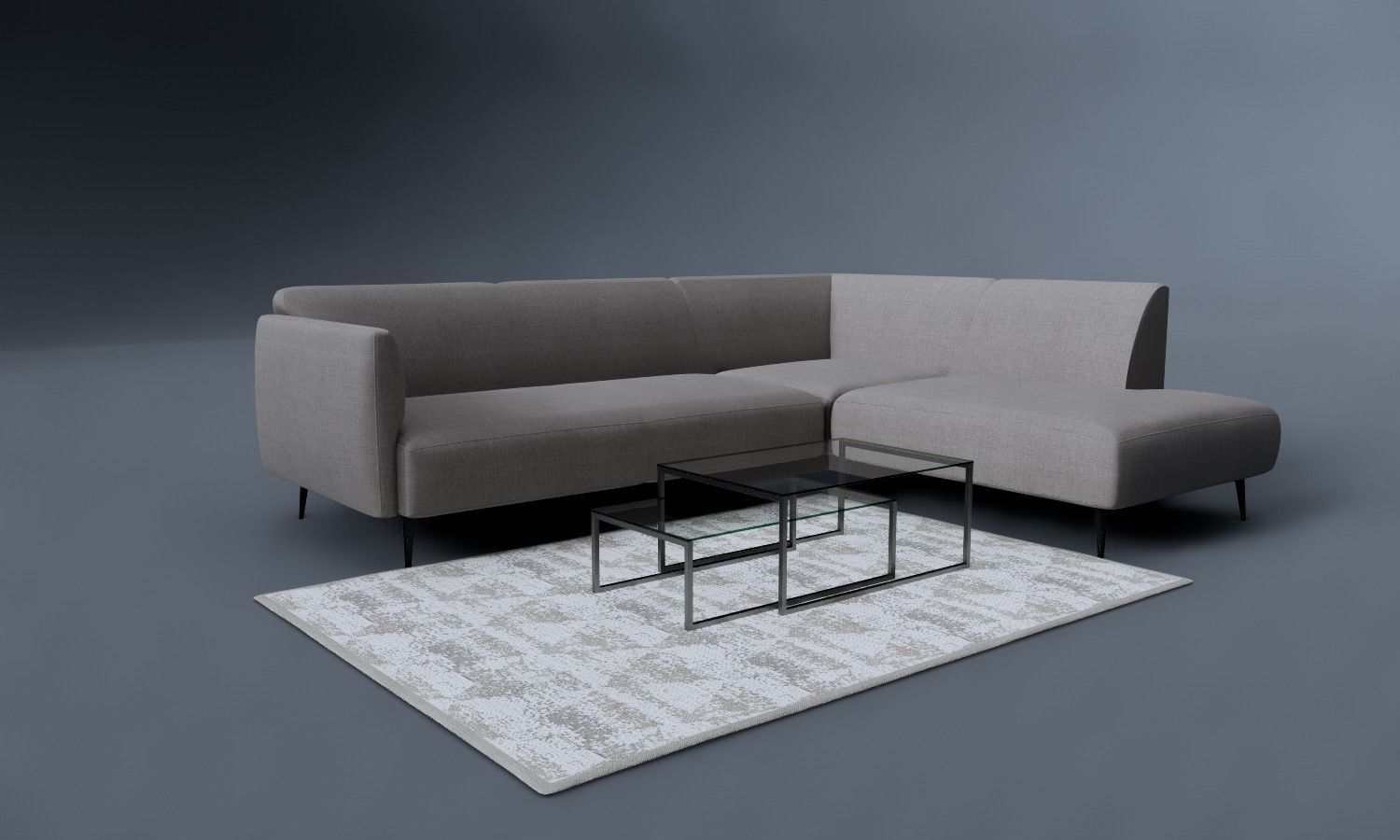 CORNER SOFA FAMILY FOR REVIT 3D model | CGTrader