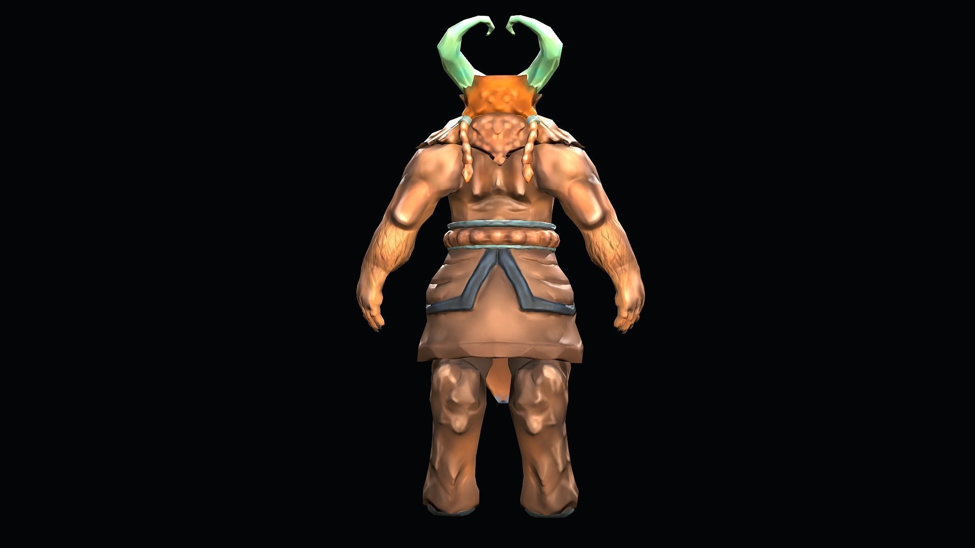 3D model Stylized Satyr VR / AR / low-poly | CGTrader