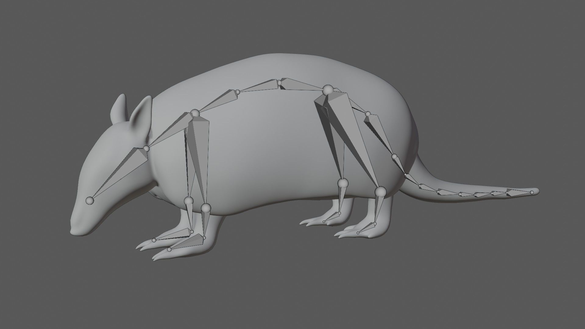 3D model Armadillo VR / AR / low-poly rigged | CGTrader