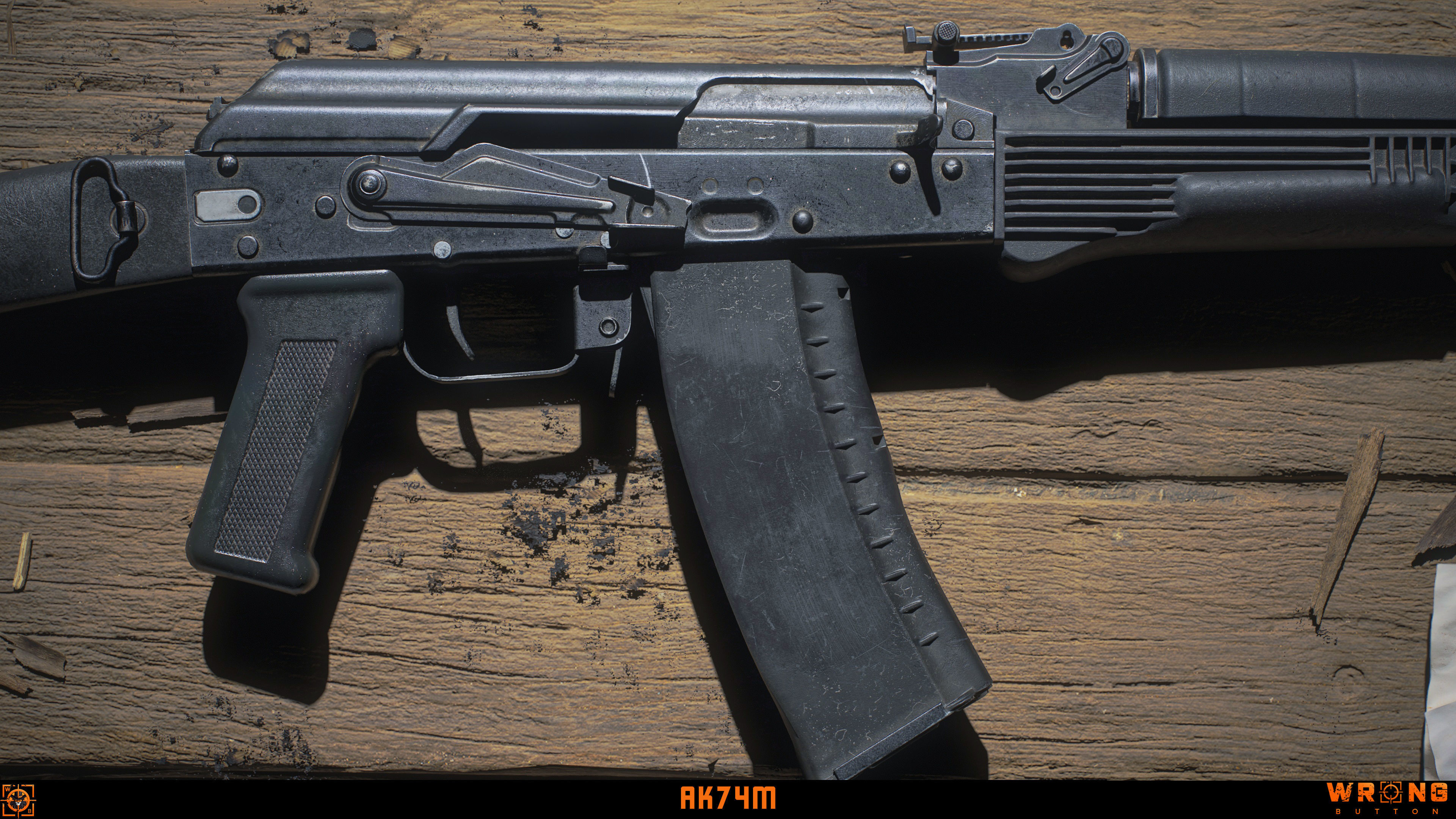 3D model AK74M ak - rifle VR / AR / low-poly | CGTrader