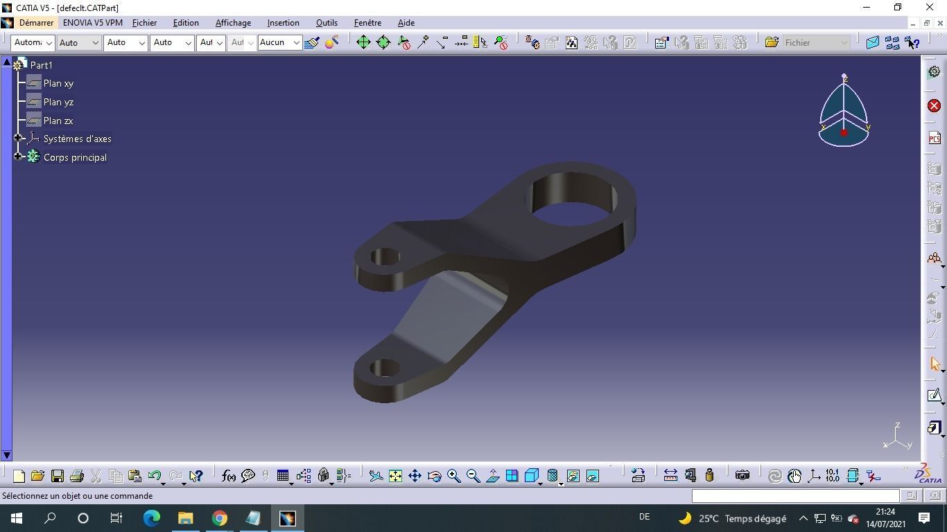 Piece cad free 3D model 3D printable | CGTrader