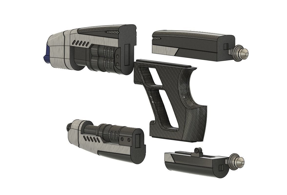 Star Lord Blaster - Marvel 3D model 3D printable | CGTrader