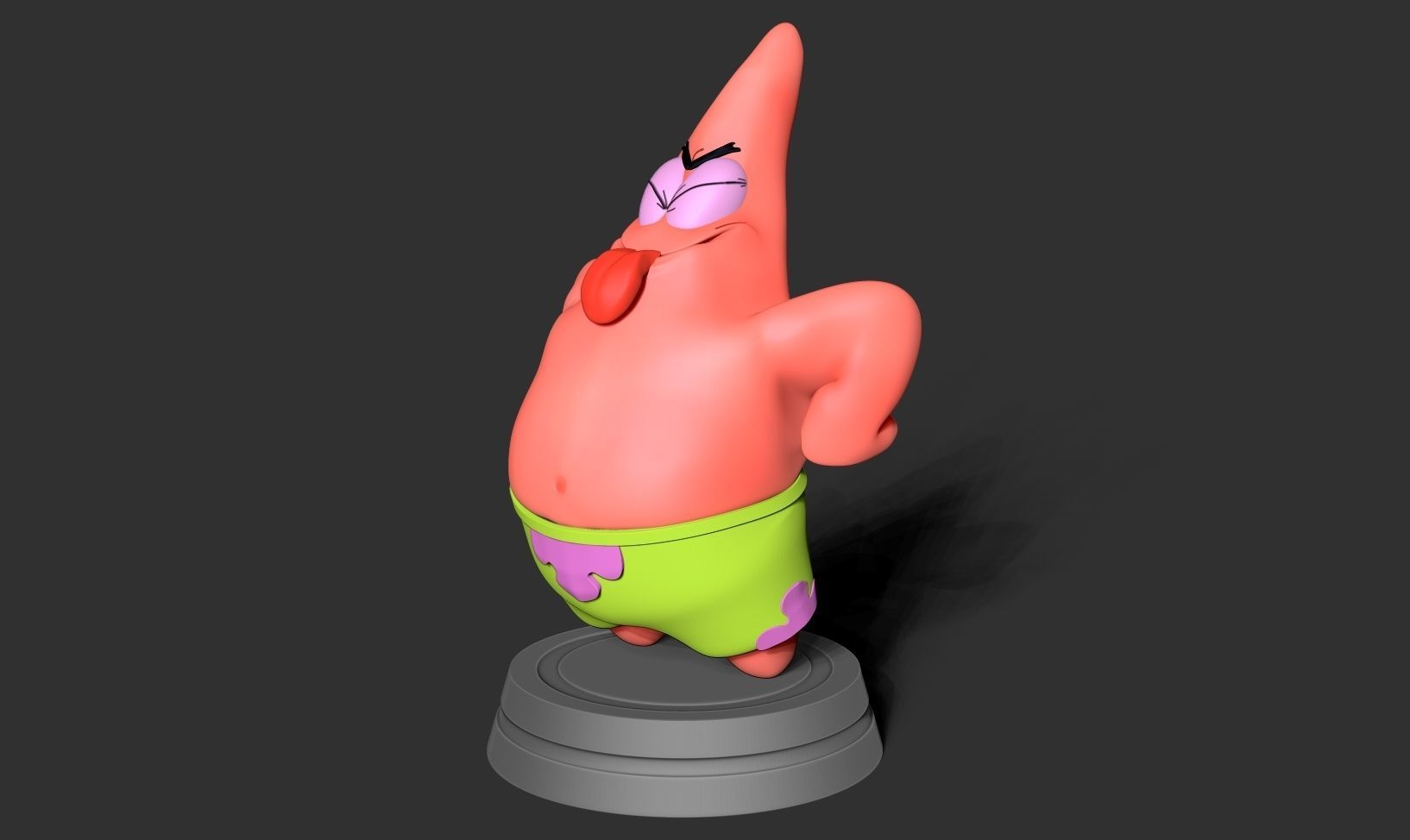 Patrick Star Fanart 3D model 3D printable | CGTrader