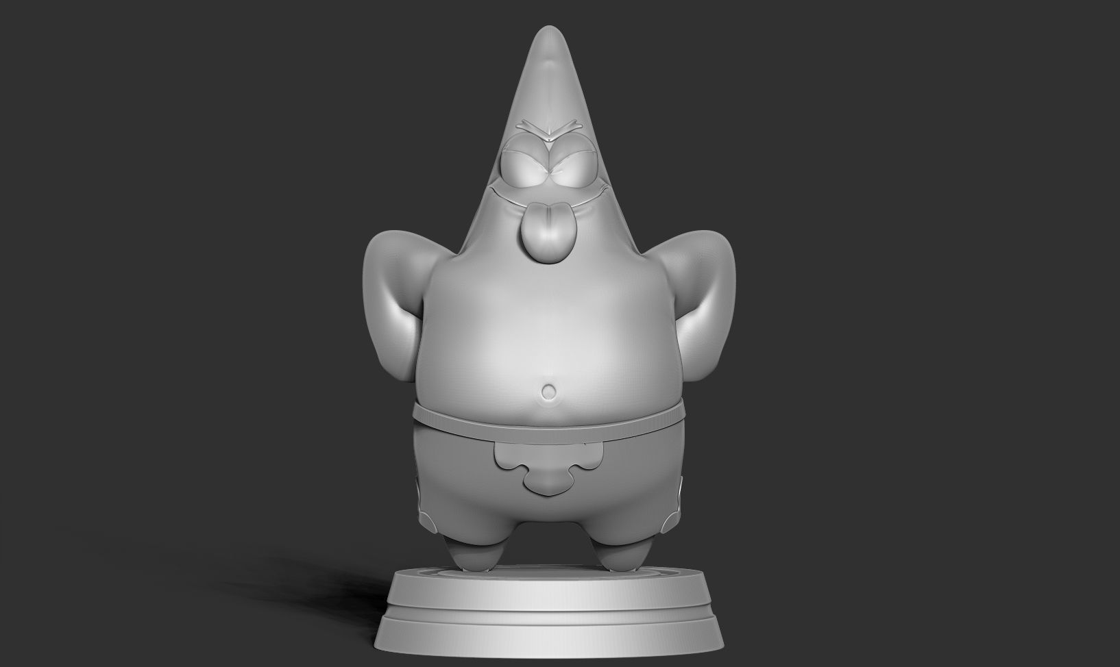 Patrick Star Fanart 3D model 3D printable | CGTrader