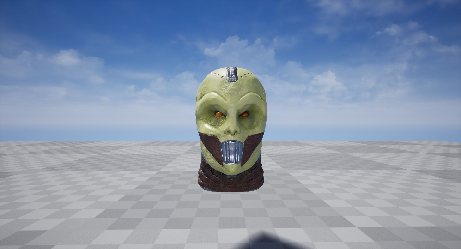 Monster Head 1 MidHigh Poly FREE DOWNLOAD free VR / AR / low-poly 3D ...