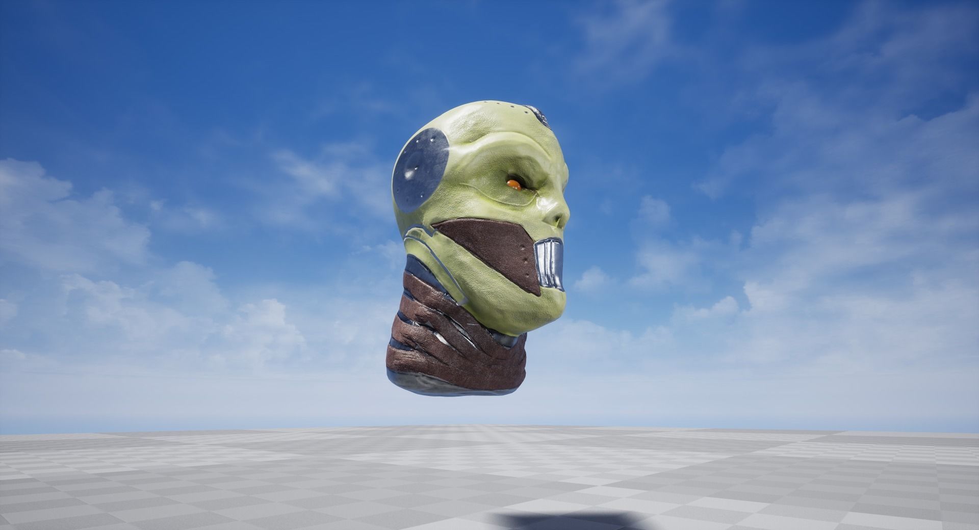 Monster Head 1 MidHigh Poly FREE DOWNLOAD free VR / AR / low-poly 3D ...