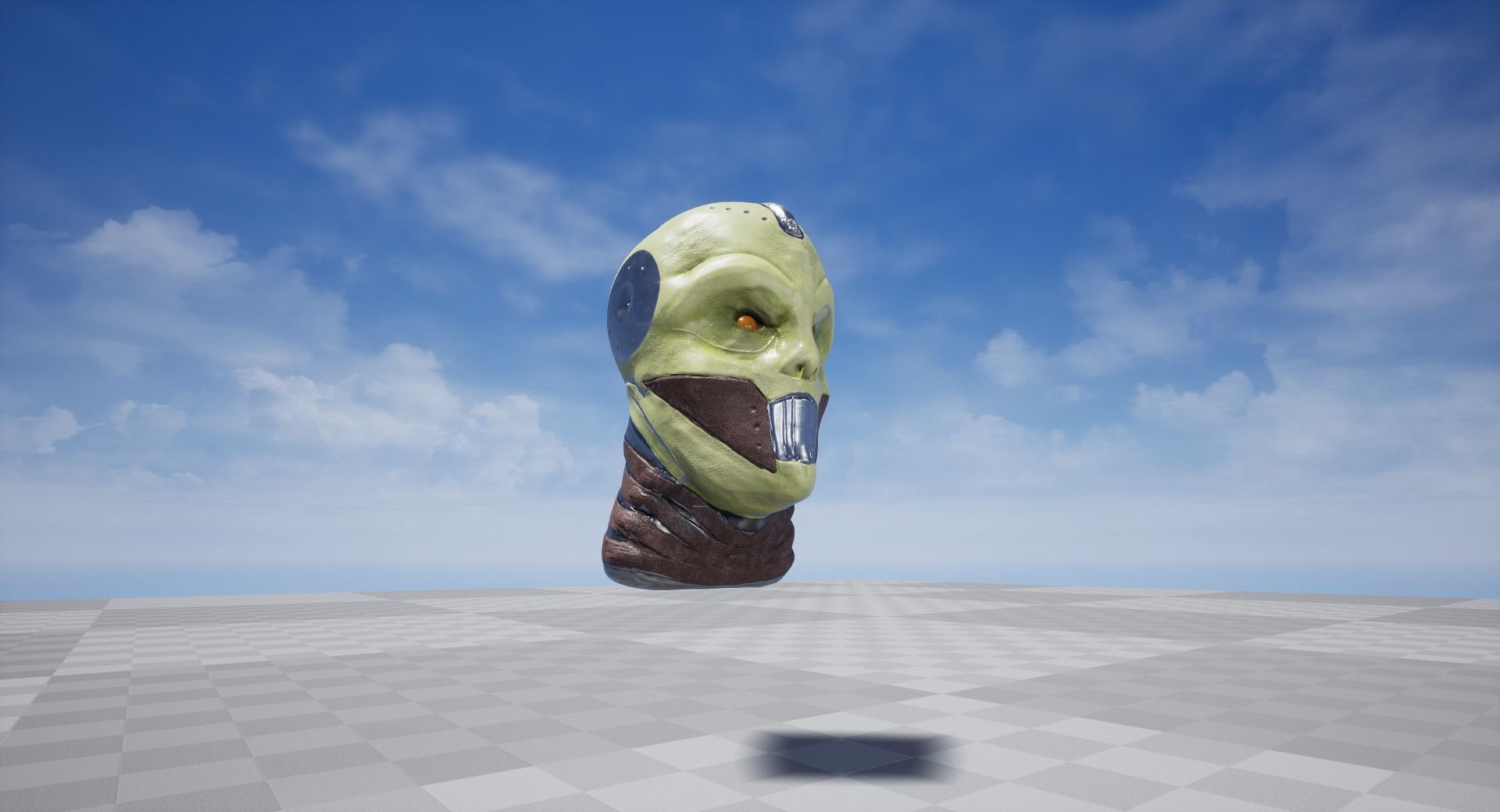 Monster Head 1 MidHigh Poly FREE DOWNLOAD free VR / AR / low-poly 3D ...