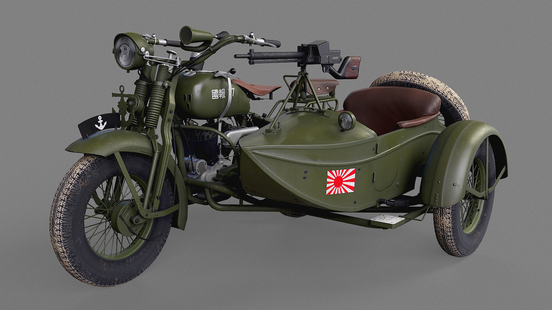 3D model Kurogane Type 95 VR / AR / low-poly | CGTrader