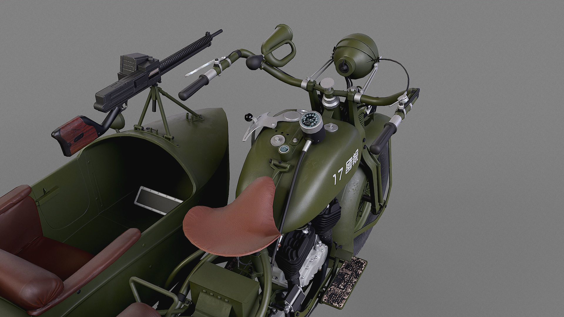 3D model Kurogane Type 95 VR / AR / low-poly | CGTrader
