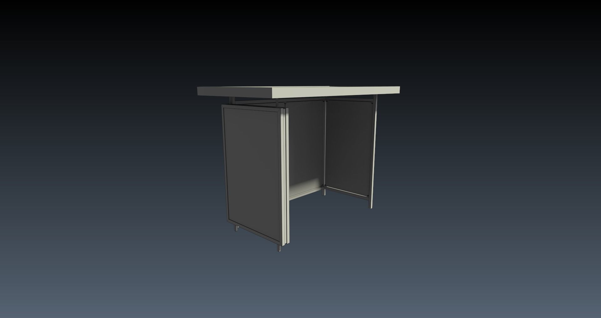 Low-Poly Bus Stop Pack free VR / AR / low-poly 3D model | CGTrader