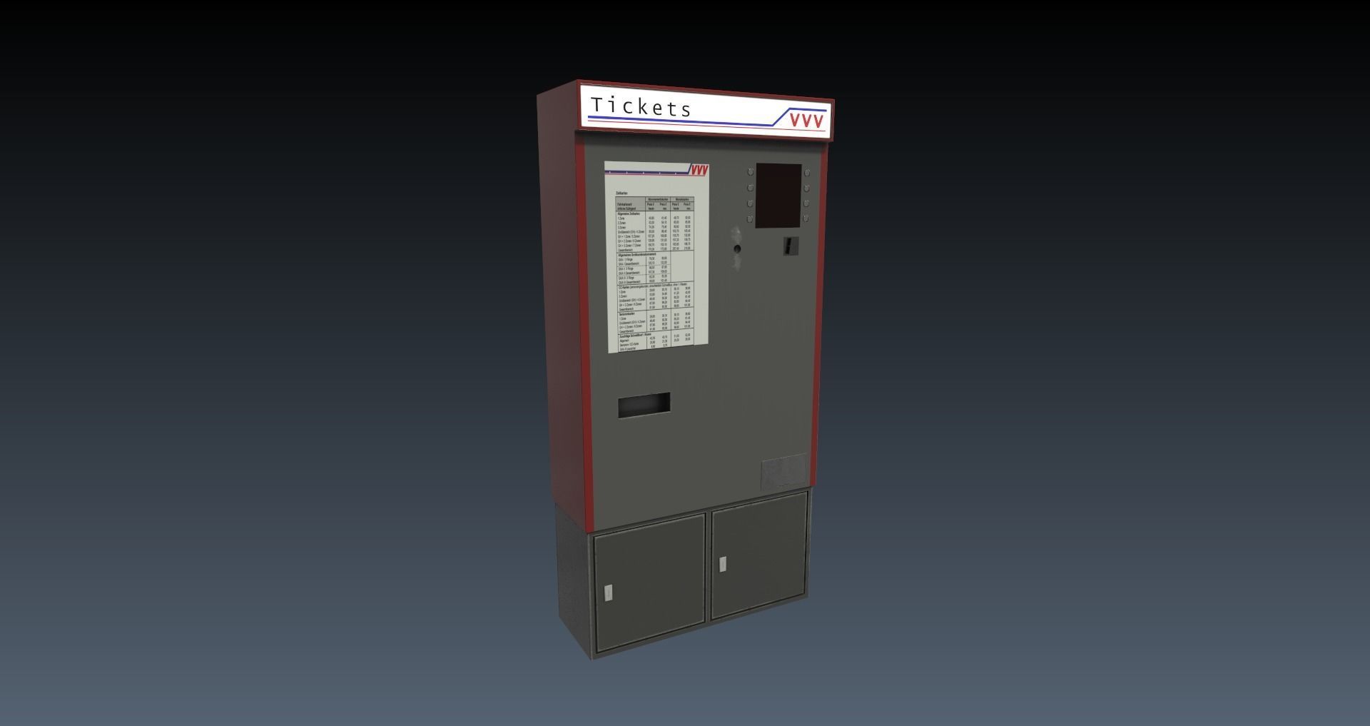 Low-Poly Bus Stop Pack free VR / AR / low-poly 3D model | CGTrader