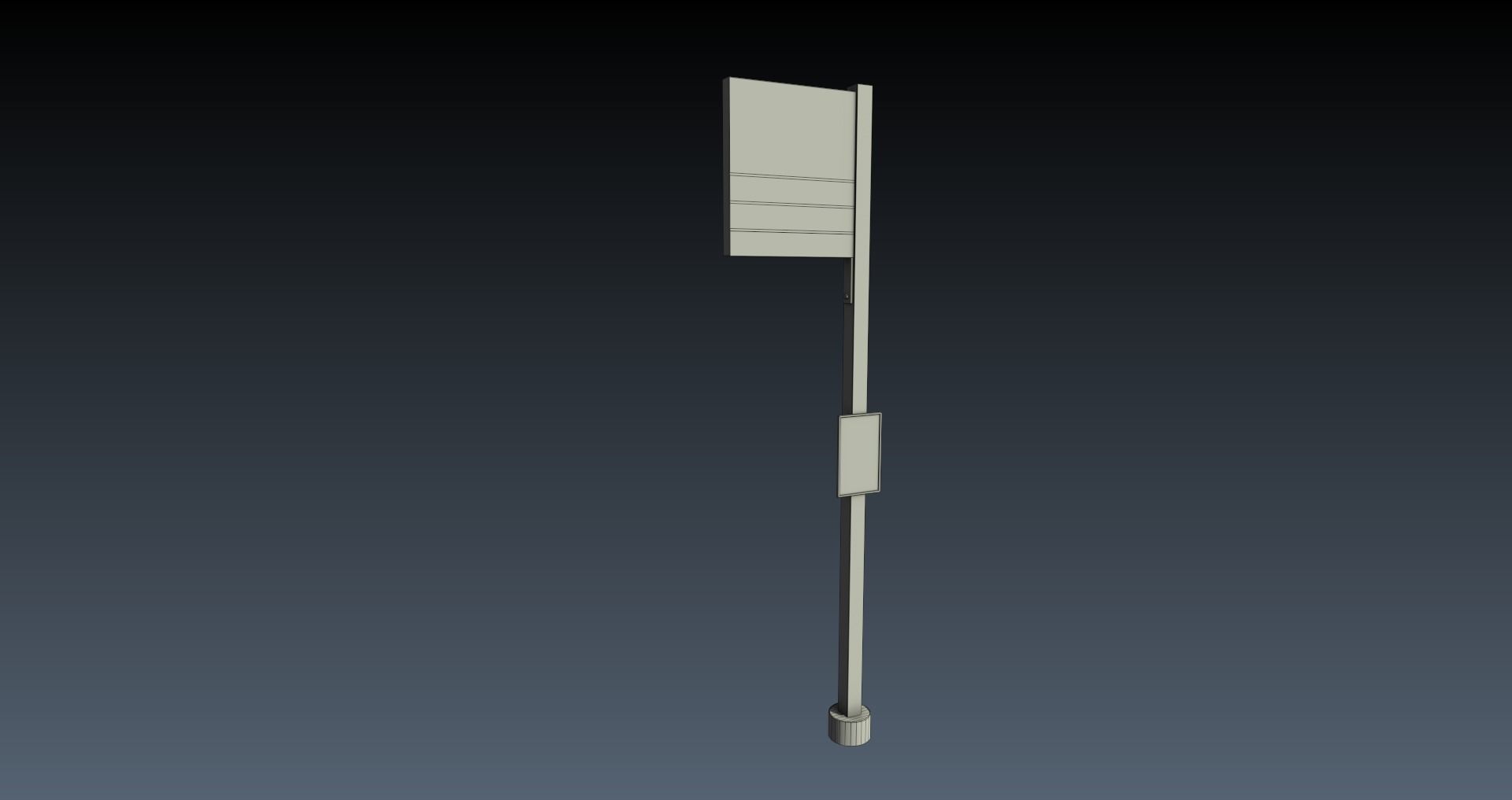 Low-Poly Bus Stop Pack free VR / AR / low-poly 3D model | CGTrader
