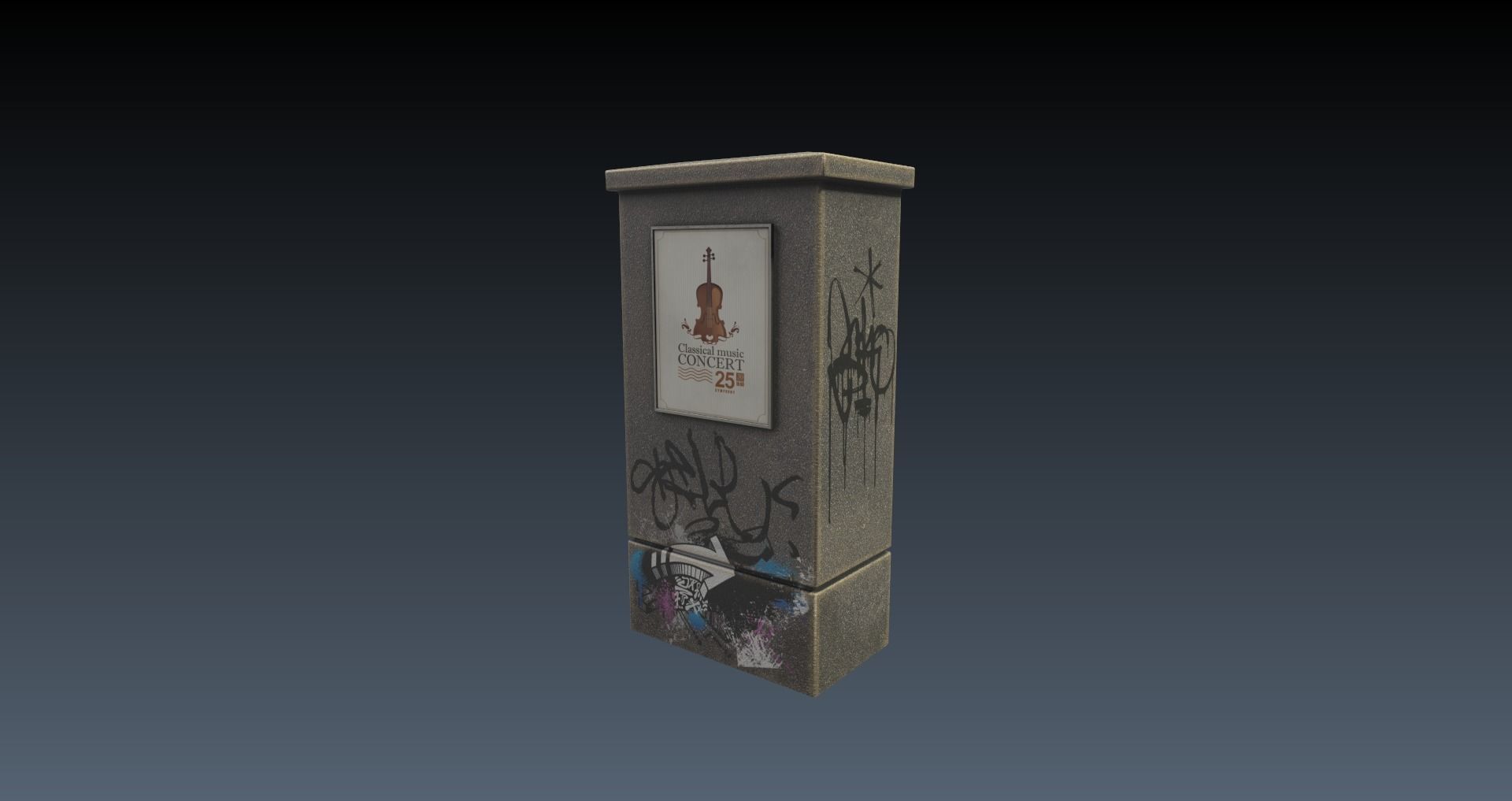 Low-Poly Bus Stop Pack free VR / AR / low-poly 3D model | CGTrader