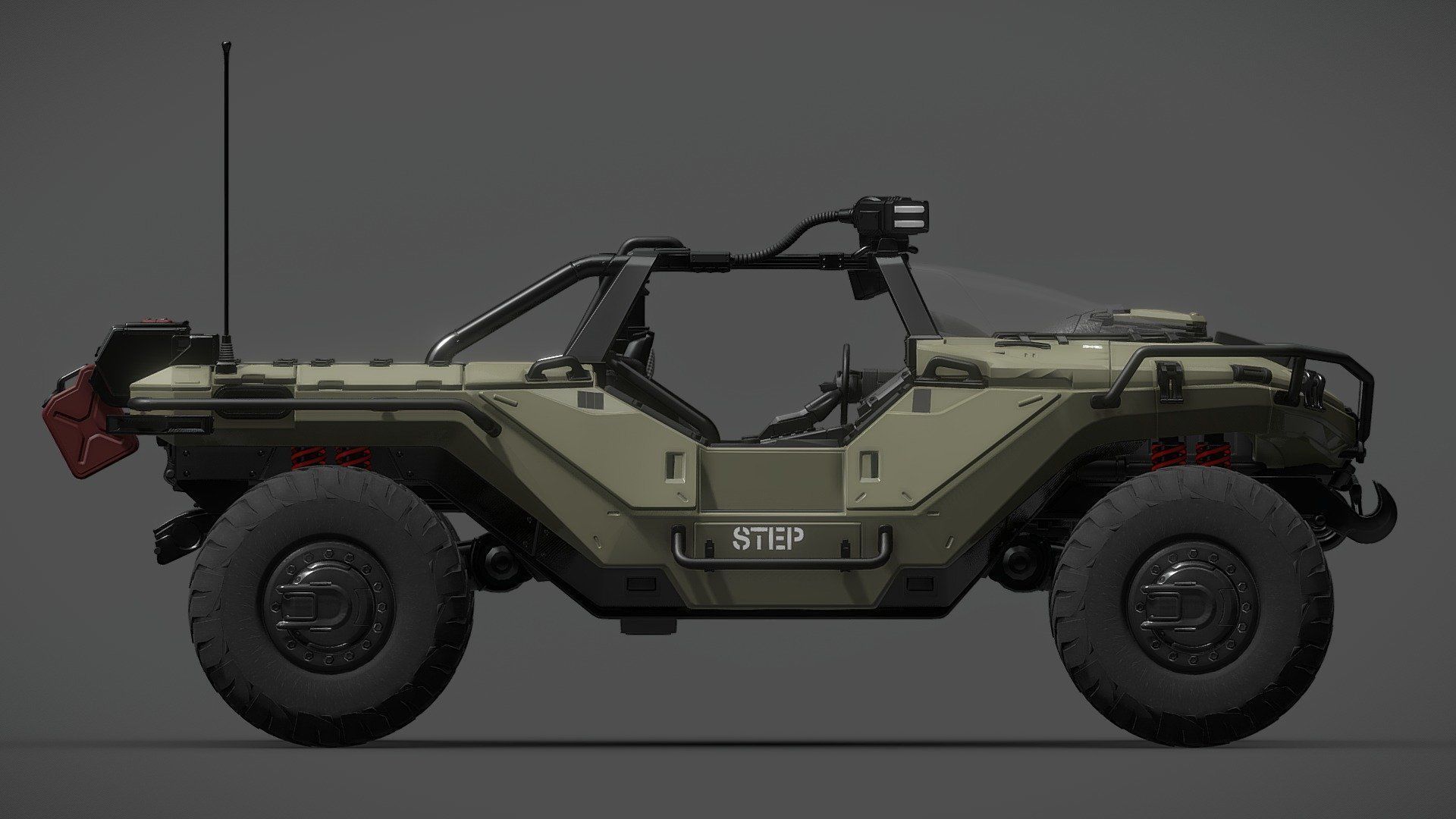 halo car 3D model | CGTrader