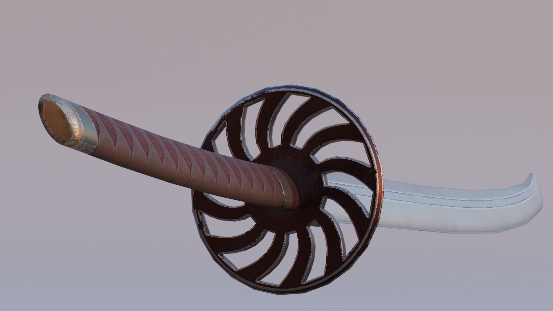 takatana samurai sword free VR / AR / low-poly 3D model | CGTrader