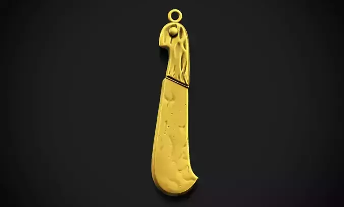 Machete Pendant free 3D model 3D printable | CGTrader