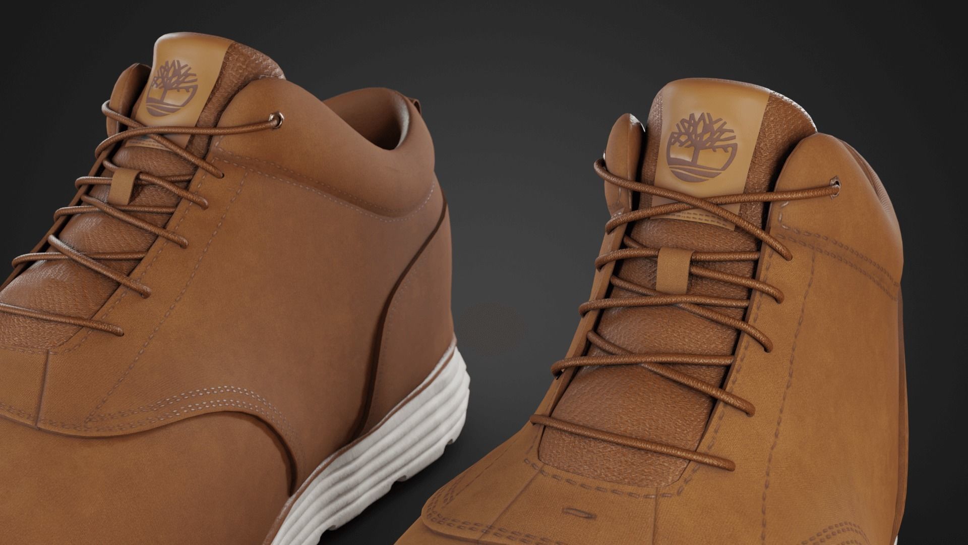 3D model Timberland Trainer Shoes 3D Model VR / AR / low-poly | CGTrader
