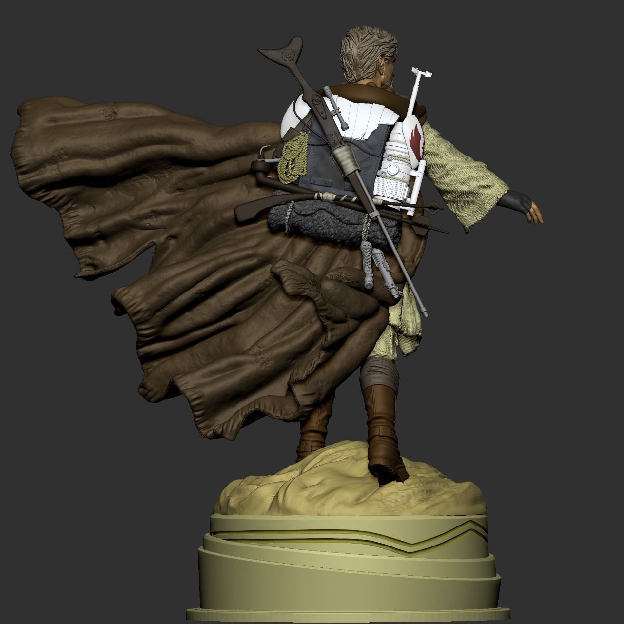 Obi Wan Kenobi V2 3D model 3D printable | CGTrader