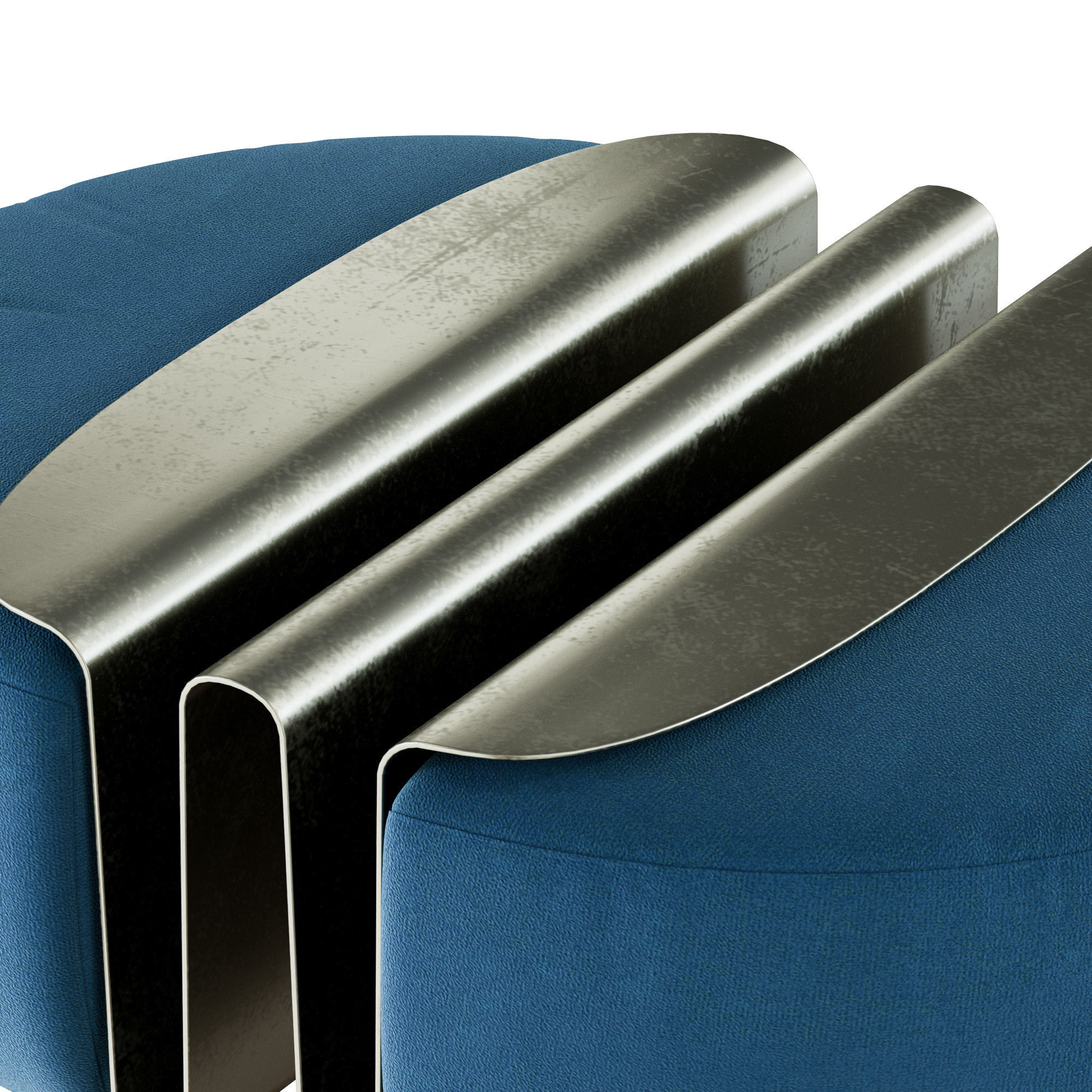 Natuzzi WAVE Pouf 3D model | CGTrader