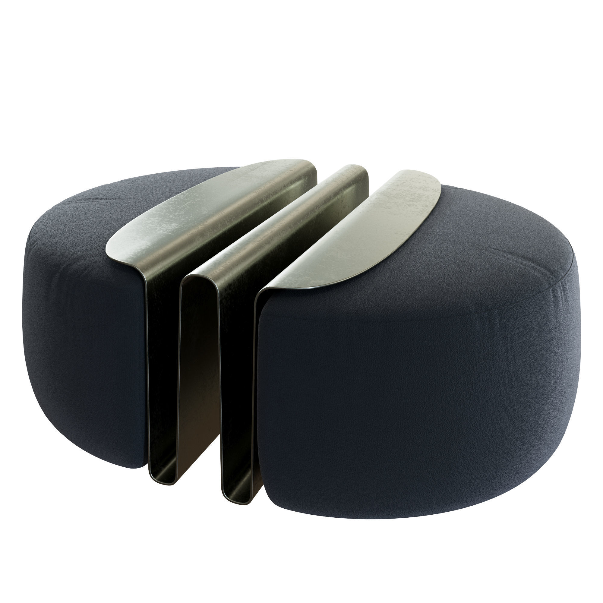 Natuzzi WAVE Pouf 3D model | CGTrader