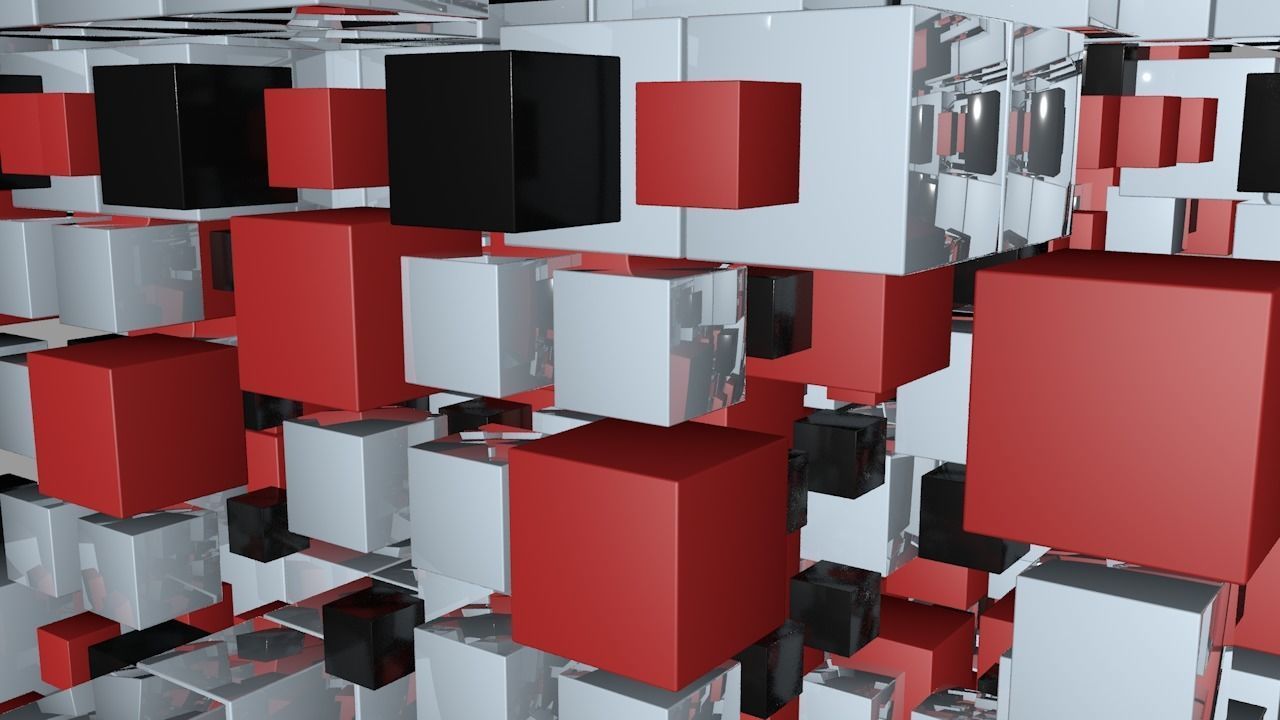 Cube texture 3D model | CGTrader