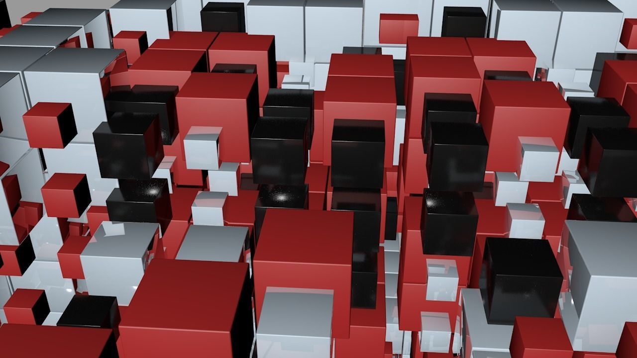 Cube texture 3D model | CGTrader