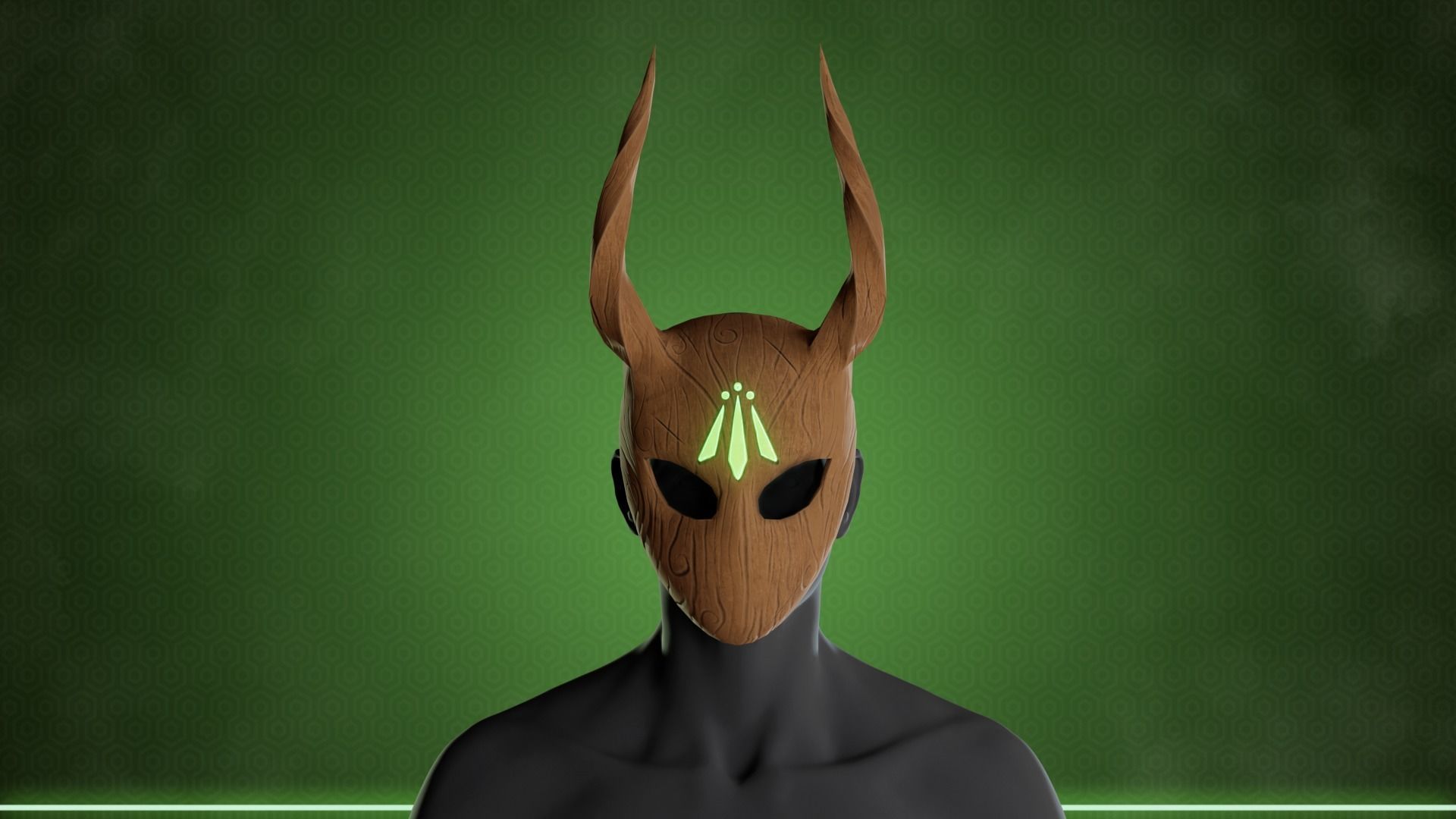 3D model Stylized Druid Mask VR / AR / low-poly | CGTrader