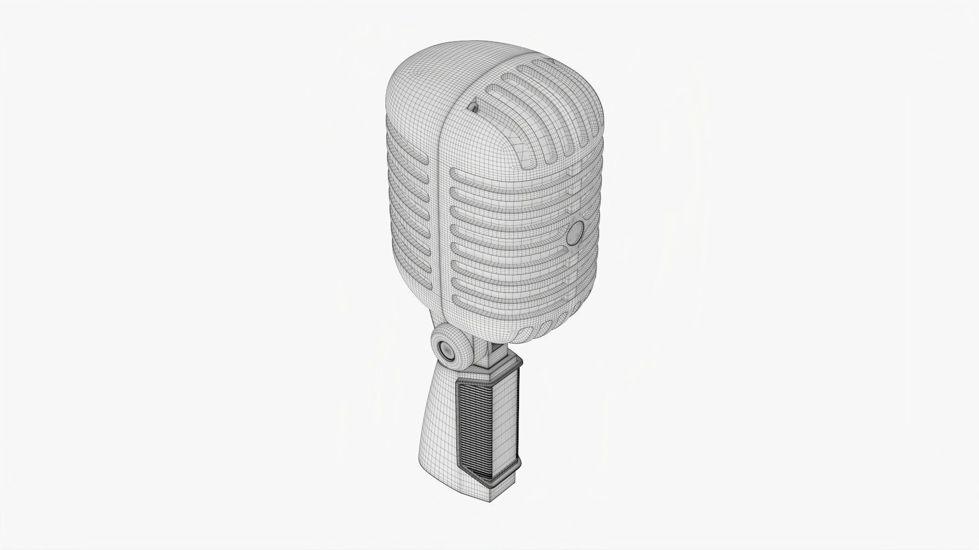 Cardioid microphone 01 3D model | CGTrader