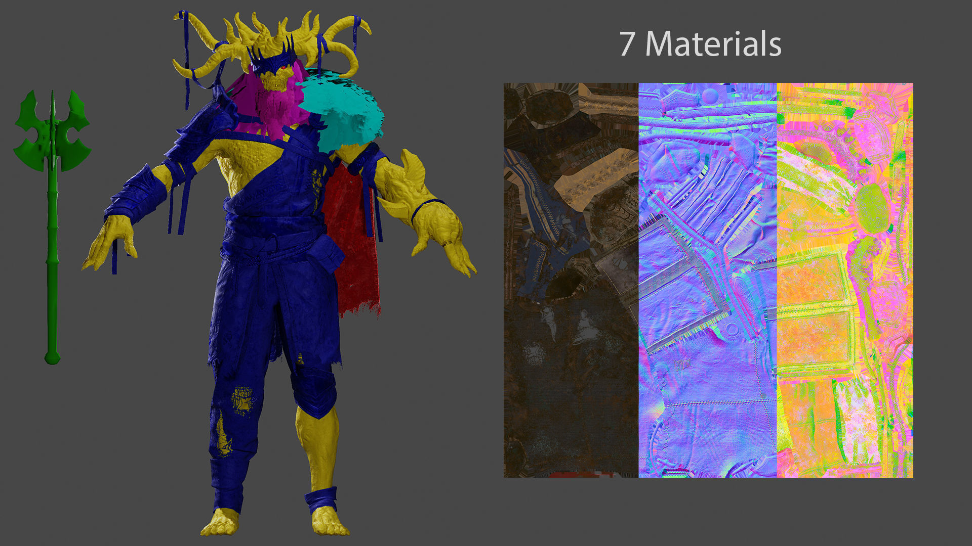 3D model Cursed King VR / AR / low-poly | CGTrader