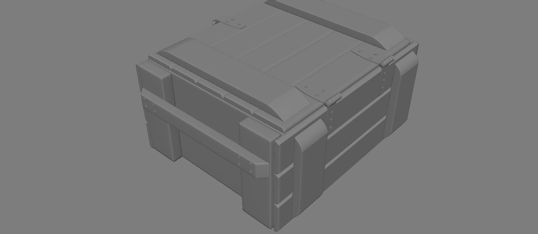 Box for army free VR / AR / low-poly 3D model | CGTrader